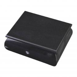 SM187. BLACK MARBLE BOX W/ ROUNDED SIDE & HINGED LID : Awards Atlanta