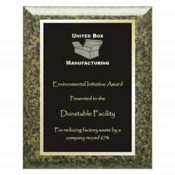 SP148. EMERALD BIOCOMPOSITE PLAQUE (disc)